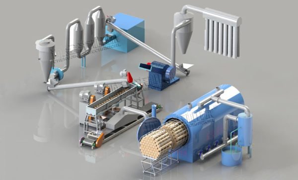 High-Capacity Charcoal Briquette Production Line